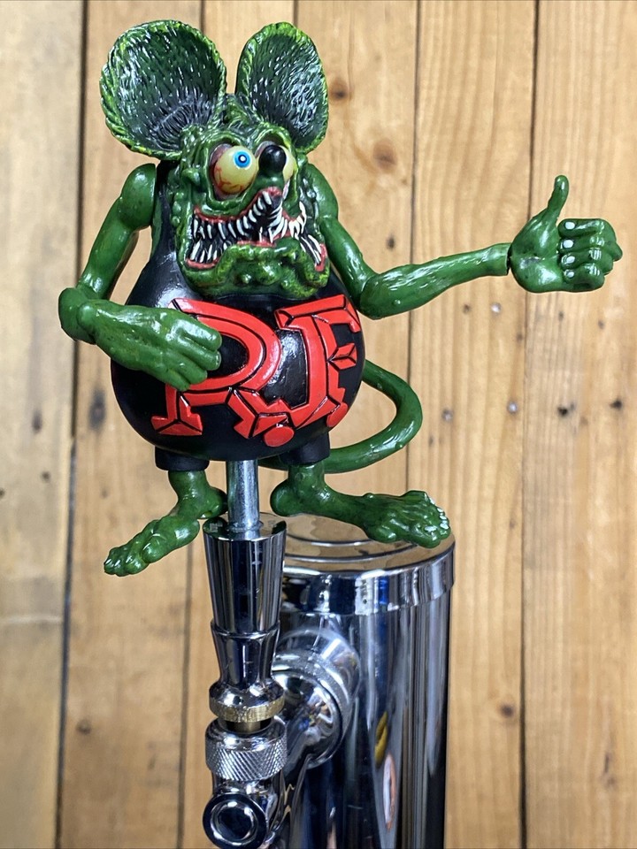 Rat Fink Beer Tap Handle Hot Rod Biker Car Kustom Kulture Grunge Punk ...