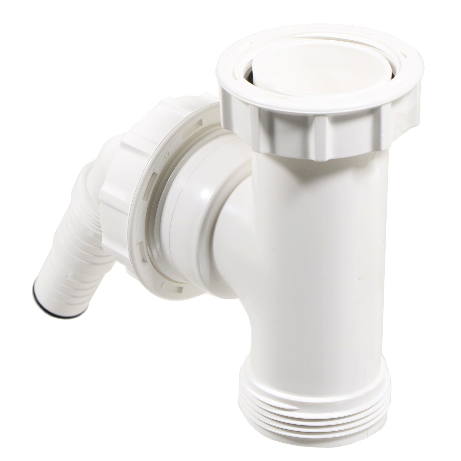 Appliance Trap Adaptor 40mm Washing Machine Dishwasher Waste Pipe Tee ...