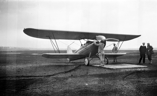 8x10 Print Teddy Kenyon's Aircraft Bi-Plane 1929 Boston Airport#90 | eBay