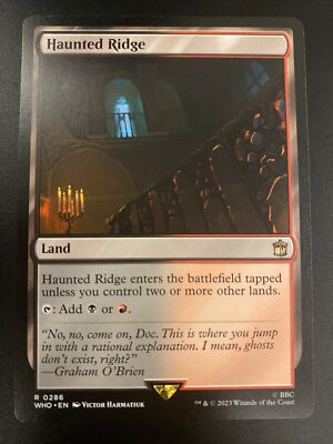 Haunted Ridge 0286 MTG Doctor Who Set Rare Card NM English | eBay