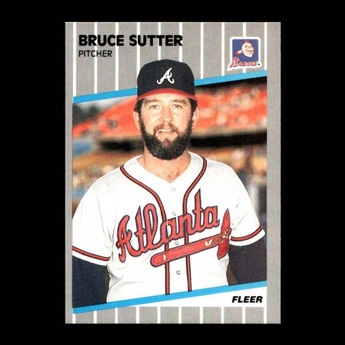Bruce Sutter 1989 Fleer Atlanta Braves #603 R322I 4 | eBay