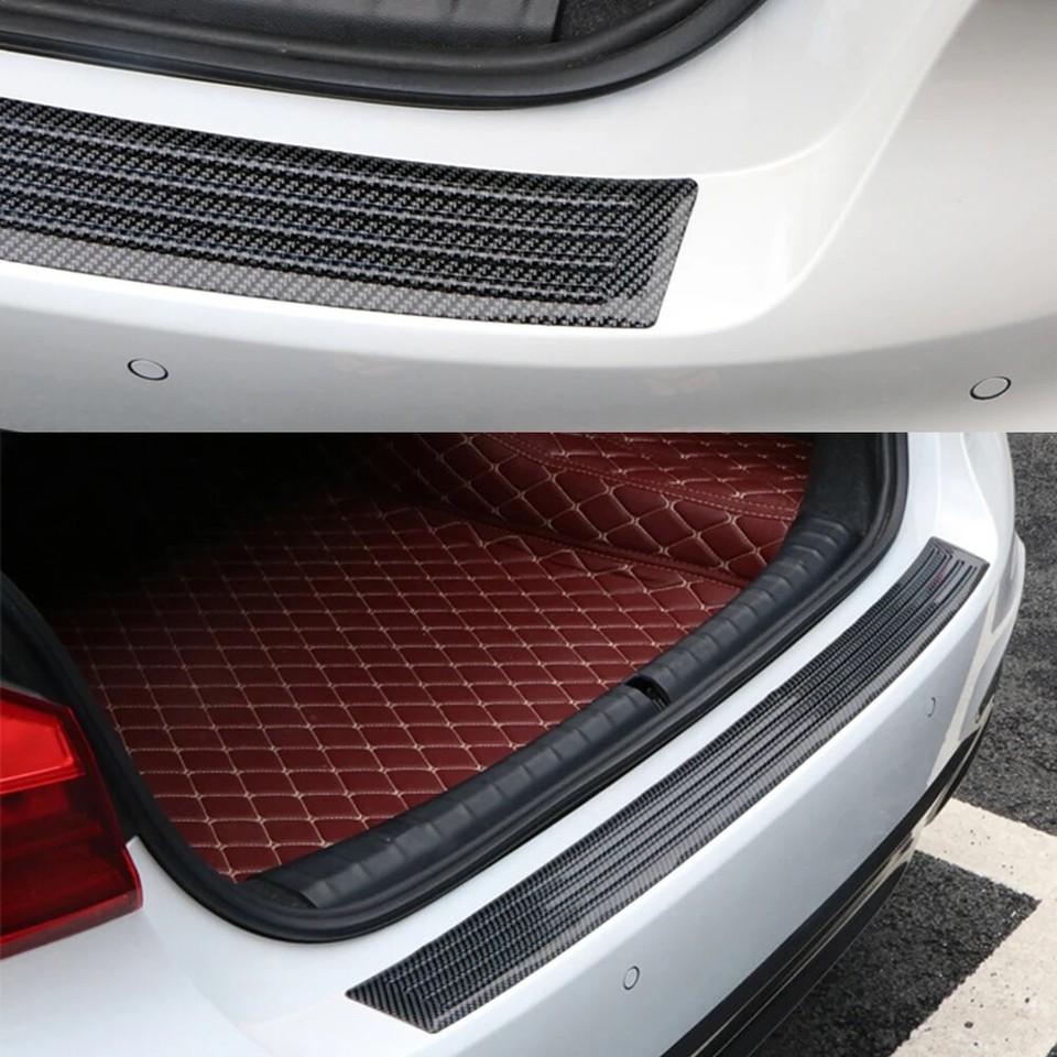 104*9cm Car Trunk Door Sill Plate Protector Guard Strips Rear Bumper ...