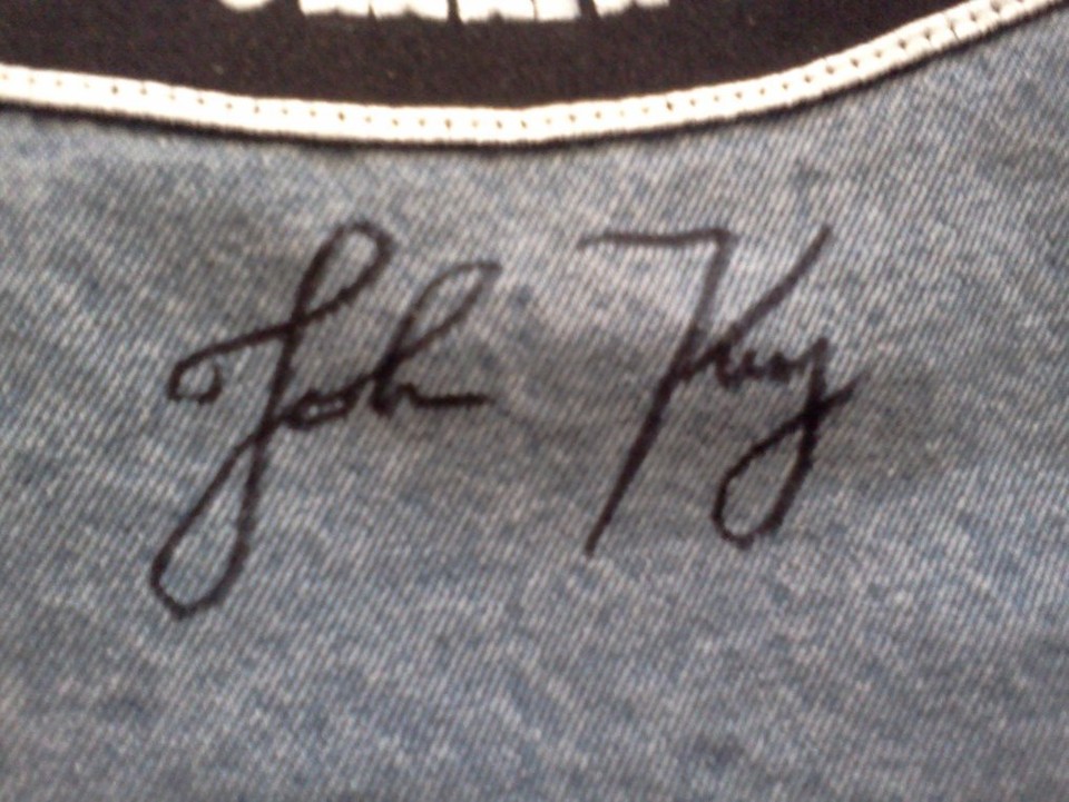 JOHN KAY & STEPPENWOLF signed AUTOGRAPHED memorial jacket / vest for ...