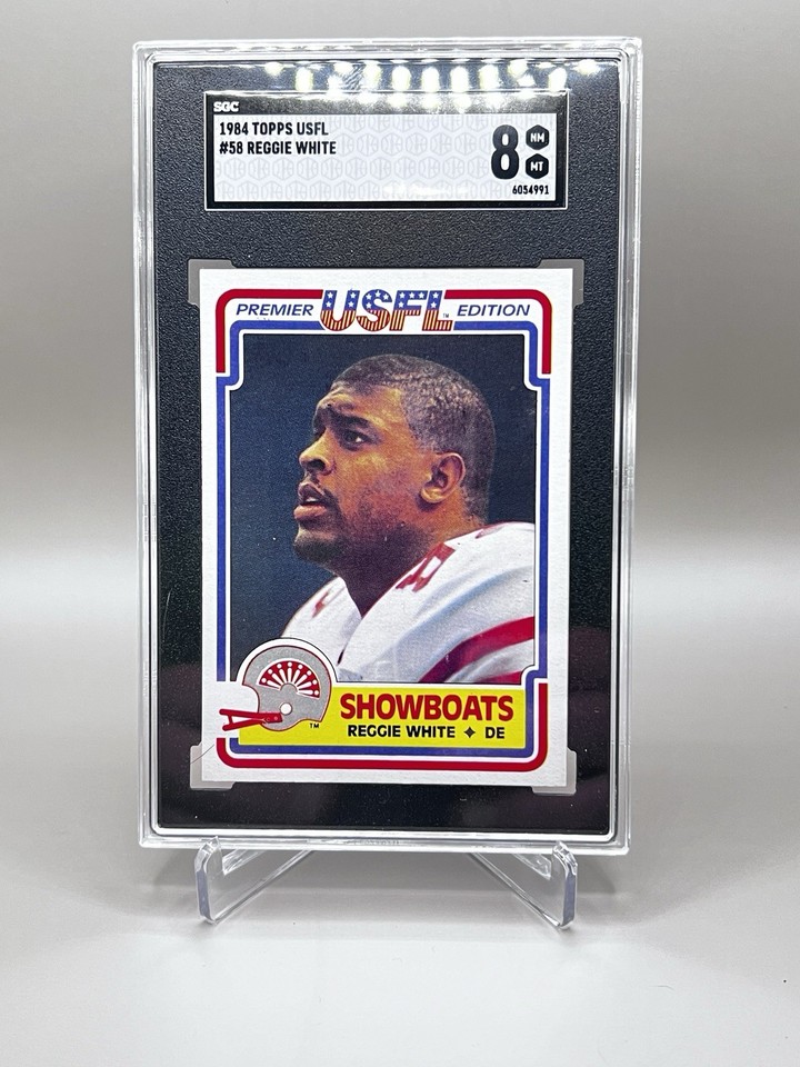 1984 USFL Football Near Complete Set (129/132) NM/MT! Reggie White ...