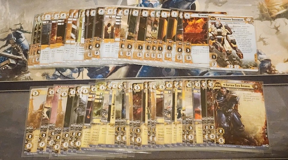 Conquest - A Warhammer 40k Card Game - Starter Box w/ Extras - OOP | eBay