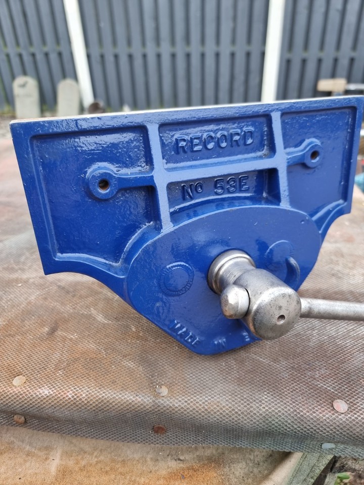 Vintage Record No. 53E Wood Working bench Vice/Vise 12.5" Fully ...