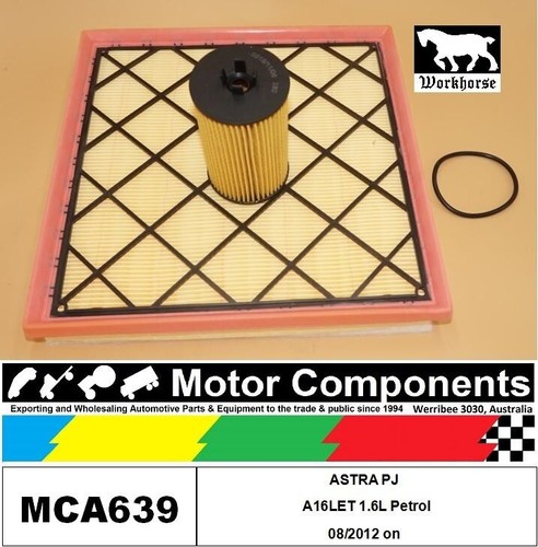 FILTER SERVICE KIT for Opel ASTRA PJ A16LET 1.6L Petrol O8/2012 on | eBay