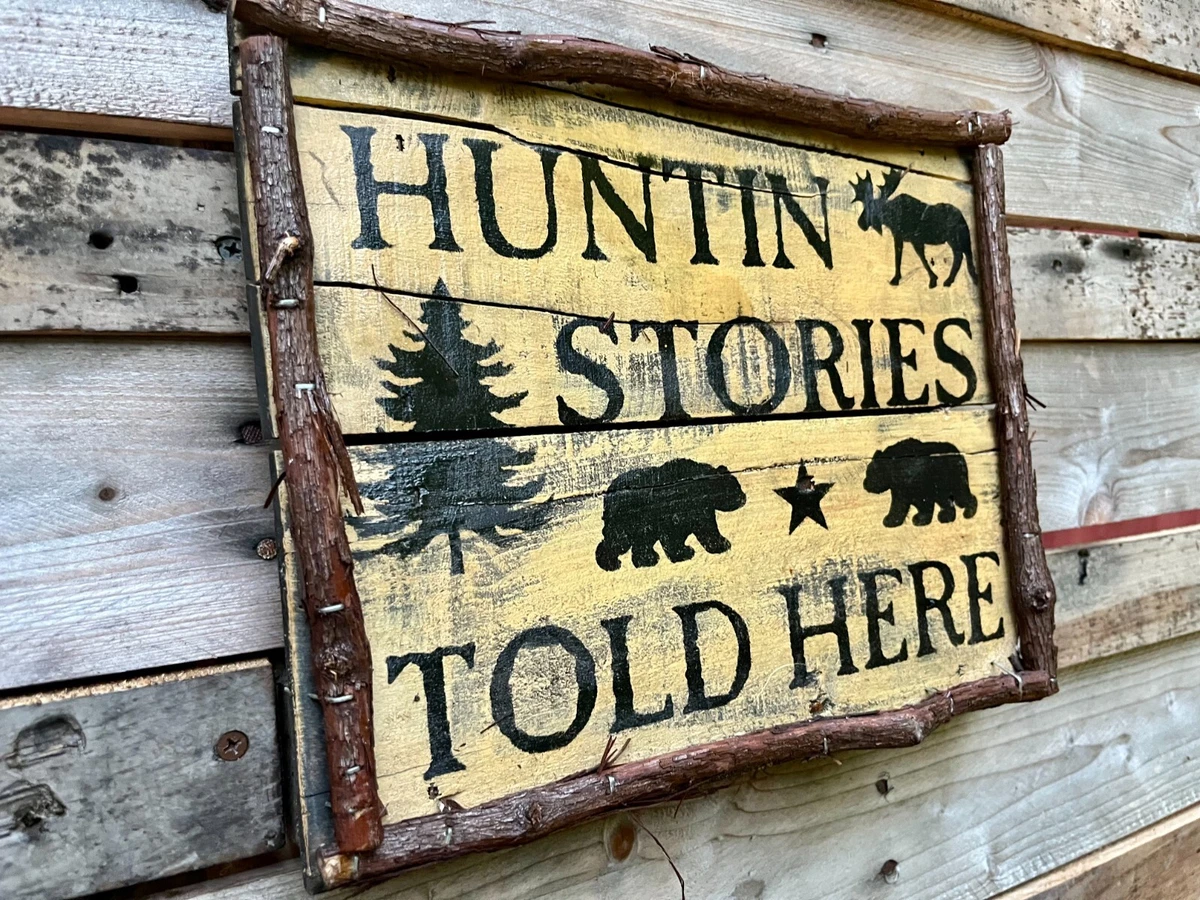 Hunting Man Cave Signs