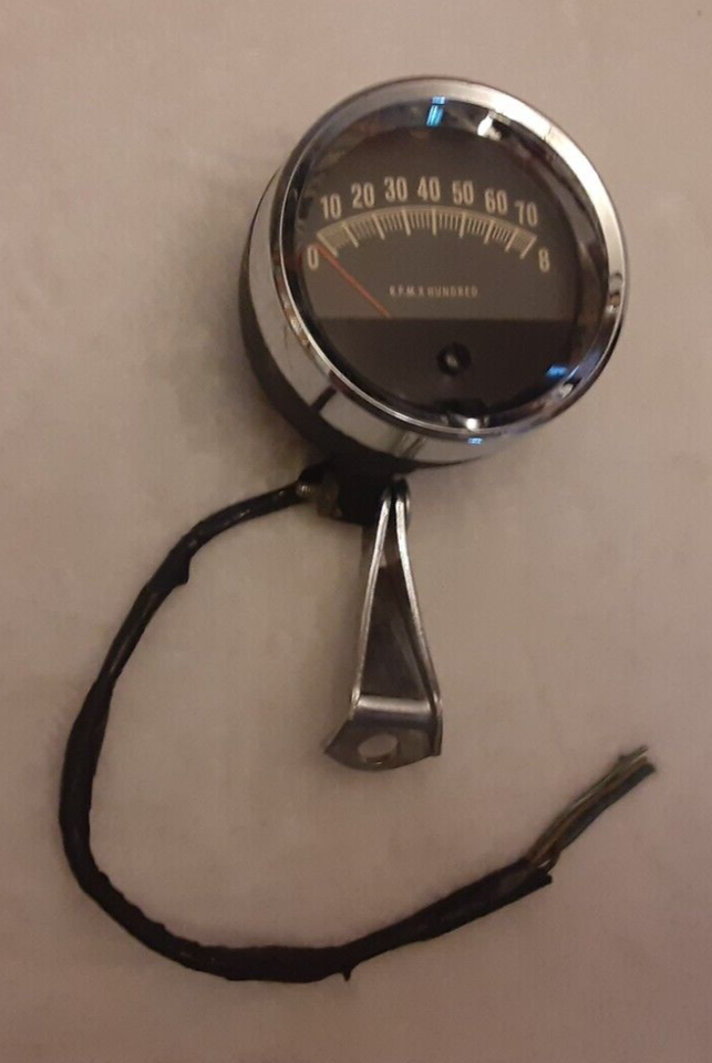 1960s Vintage RAC Tachometer 8K 8,000 RPM 63003580 Column Mount #7062 ...