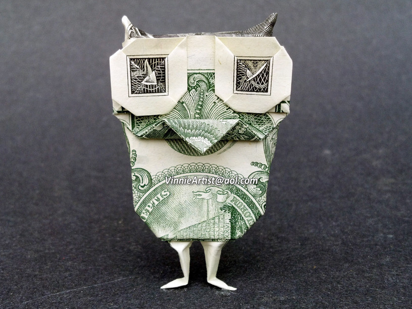 Origami Dollar Owl 157 Bird Money Origami Stock Photos Free