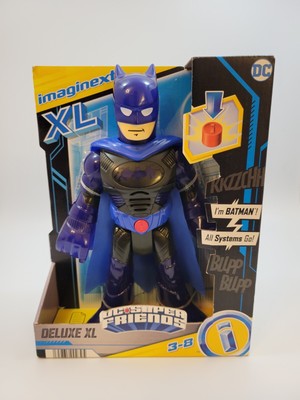 Imaginext DC Super Friends Deluxe Bat-Tech Batman XL 10" Action Figure ...