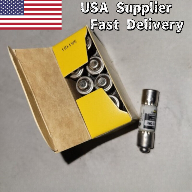 10PCS/Box FNQR8 New Bussmann FNQ-R-8 8A 600Vac Time-delay Fuse Fast ...