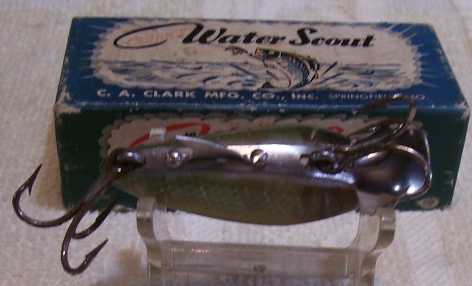 060125 CLARK'S WATER SCOUT STREAMLINER LURE IN BOX 2" PAPERS | eBay