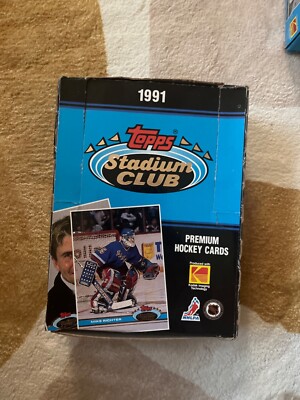 1991 Topps Stadium Club Premium NHL Hockey Cards Box 36 Factory Sealed ...