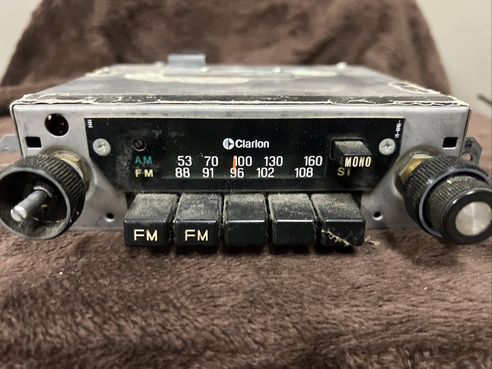 Vintage Clarion Old Car Radio Model # RT-886c | eBay