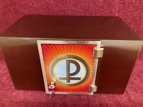 Tabernacle from Catholic Church Heavy Bronze Modern Design w Keys Good ...