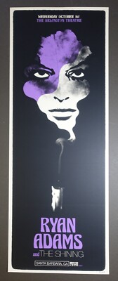 2014 Ryan Adams - Santa Barbara Silkscreen Concert Poster by Ivan ...
