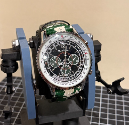 Mark Naimer Pilot/Aviator Style Quartz Watch - False Chronograph ...