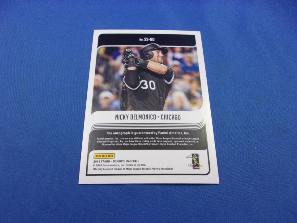 Nicky Delmonico Donruss 2018 Signature Series Autograph AUTO SS-ND | eBay