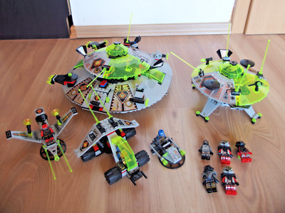 LEGO 5x Space 6900/6975/6829/6836 Alien Avenger Cyber Saucer UFO 100 ...