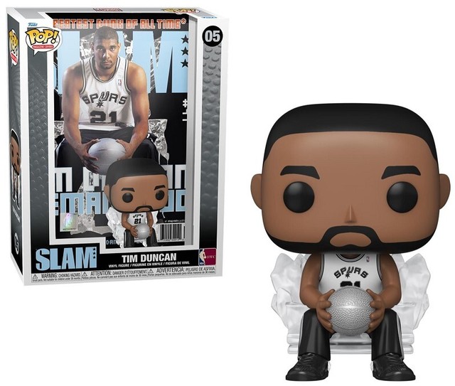 Funko Pop! Slam Cover with case: Tim Duncan #05 for sale online | eBay