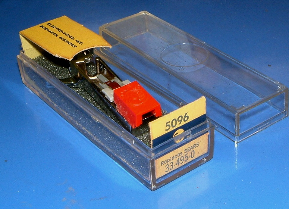 EV 5096 CERAMIC Stereo CARTRIDGE & 2640 Needle, Sears 33-495-0 89021s ...