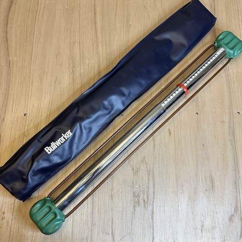 VTG BULLWORKER ISOMETRIC EXERCISER POWERMETER BAR 34.5" ORIGINAL CASE ...
