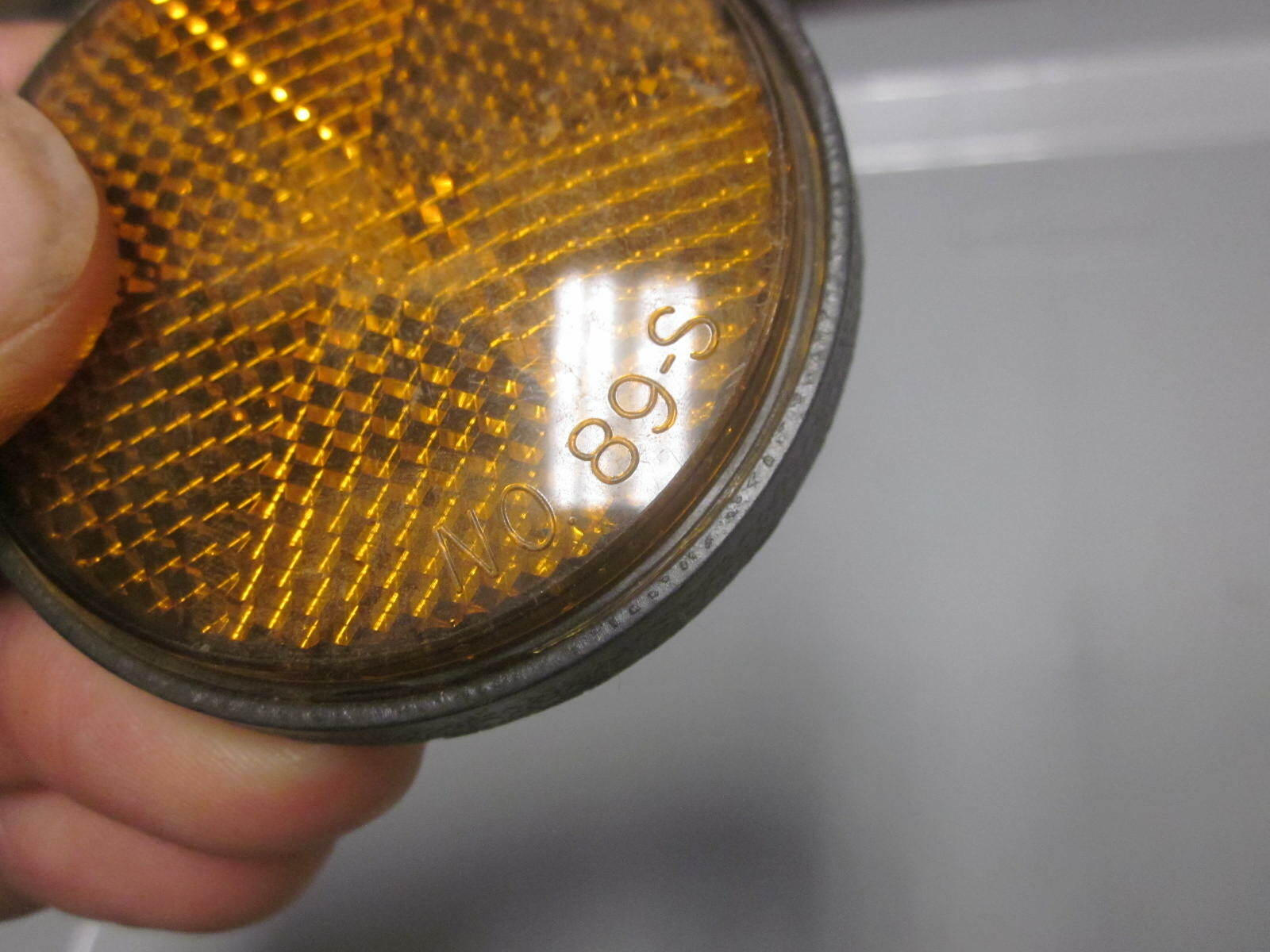 NOS Stratolite Amber Reflector No. 89 Miro Flex 330 ?? Suzuki Yamaha ...