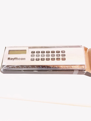 Vintage Raytheon Texas Instruments Calculator & Rule *SR* Calculator ...