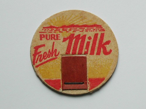 Generic Dairy Bottle Milk Cap - Pure Fresh Milk (Pint-Size) - Square ...