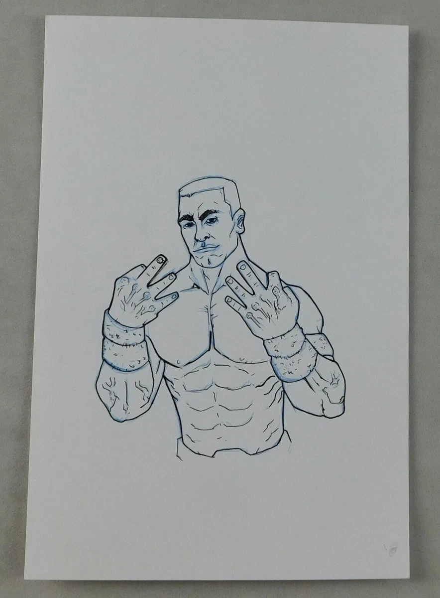 Wwe John Cena Drawing Easy