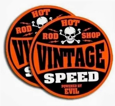 2-PACK RAT ROD HOT ROD RAT FINK MOTORCYCLES TOOLS GUNS STICKERS | eBay