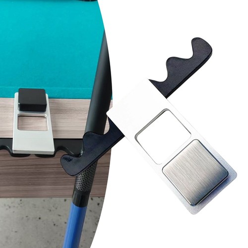 Portable Pool Cue Rack 4 Slots Table Side Cue Holder With Leather Pads ...