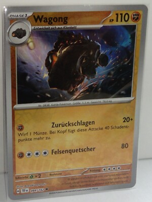 Wagong 94 Reverse Holo Gewalten der Zeit TEF Pokémon deu | eBay.de