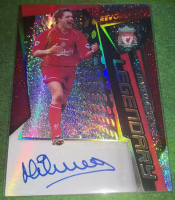 Michael Owen 2020-21 Panini Revolution EPL Legendary Autograph England ...