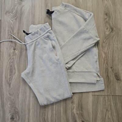 Adidas Light Grey Sweat Suit Womens XS | eBay