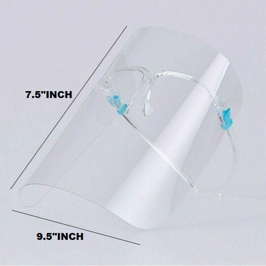 Glasses frame base Lightweight, easy-to-wear full face shield ...