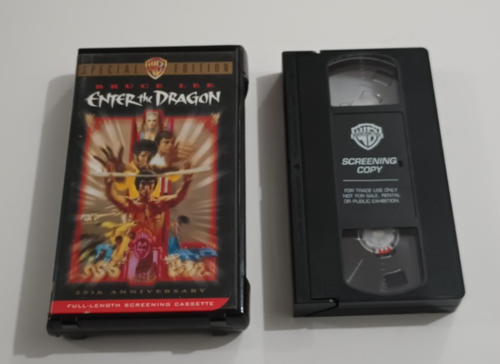 Bruce Lee Enter the Dragon 25th Anniversary [VHS 1998] Screening Copy ...