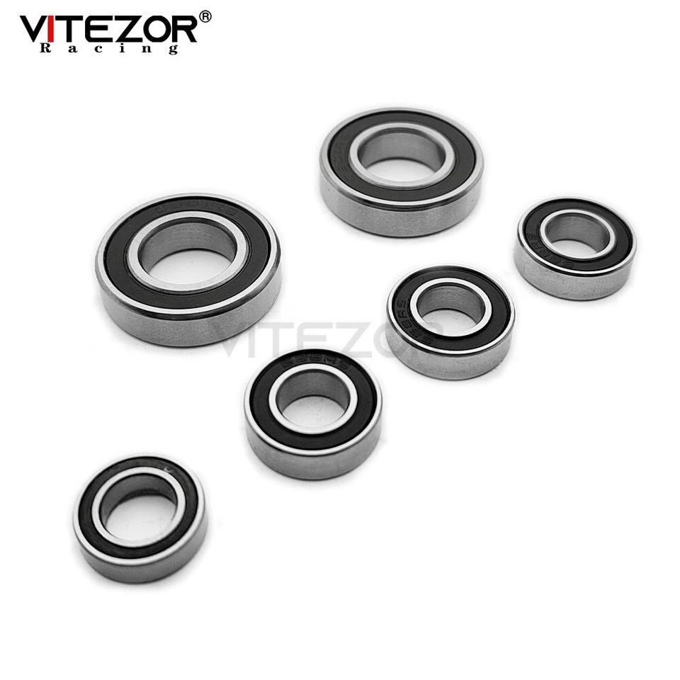 6Pcs Rear Axle Bearings Kit for Axial SCX6 AR90 Jeep JLU Wrangler ...