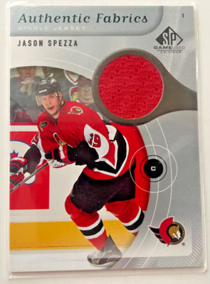 2005-06 SP Game Used Edition Authentic Fabrics Jason Spezza #AF-SP NHL ...