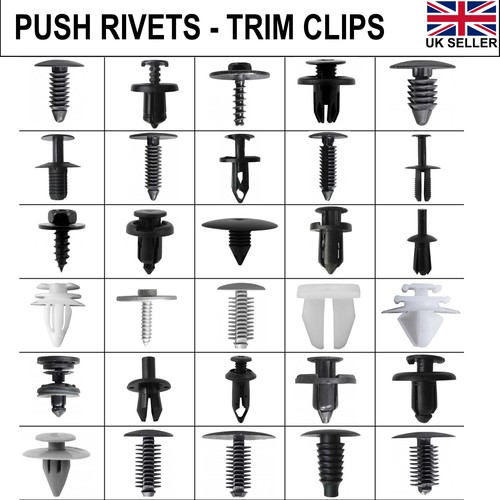 Trim Clips Push Rivets Fir Tree Bumper Door Panel Fixing Clips Fastener ...