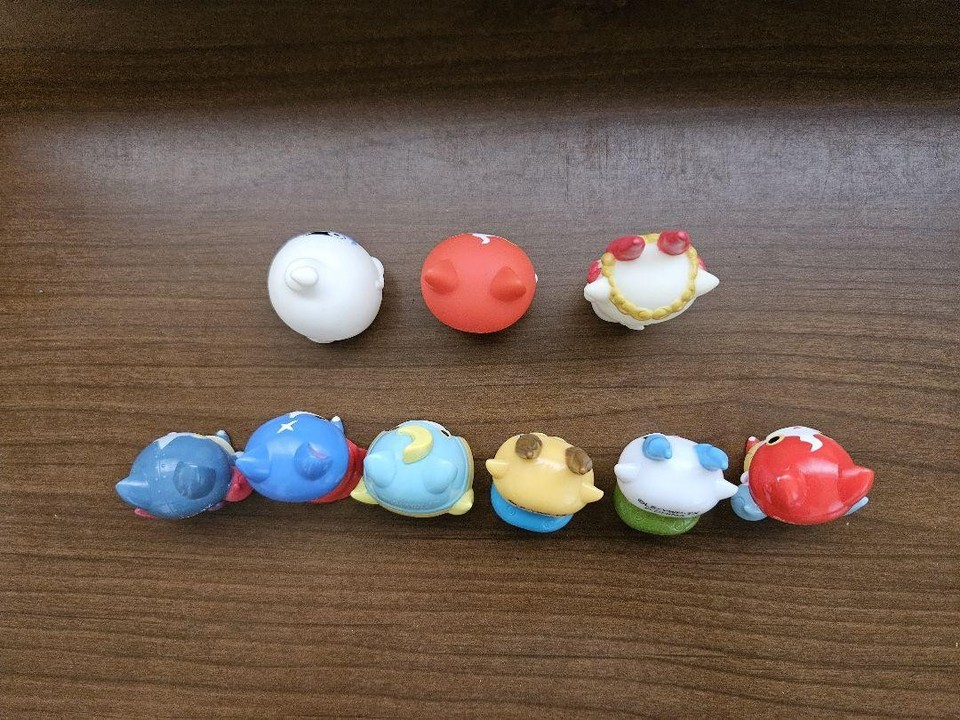 Yo-kai Watch Sofubi Finger Puppet Set Jibanyan Komasan Fuyunyan ...