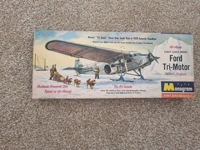 Monogram 1956 Ford Tri-motor Antarctic Expedition Revell Airfix Aurora ...