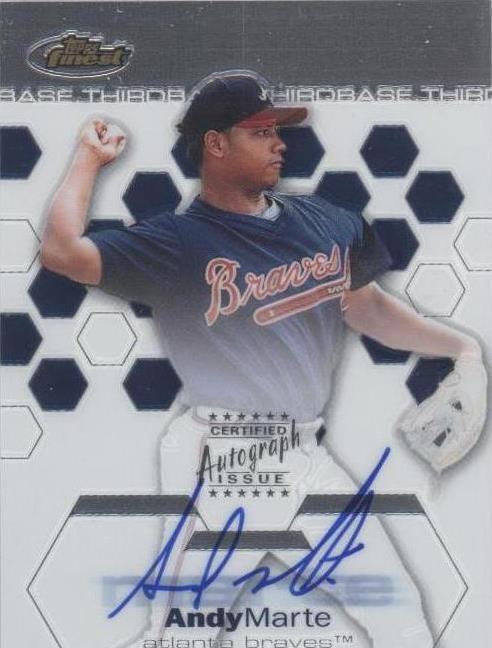 2003 Topps Finest - Andy Marte #102 (AU, RC) for sale online | eBay