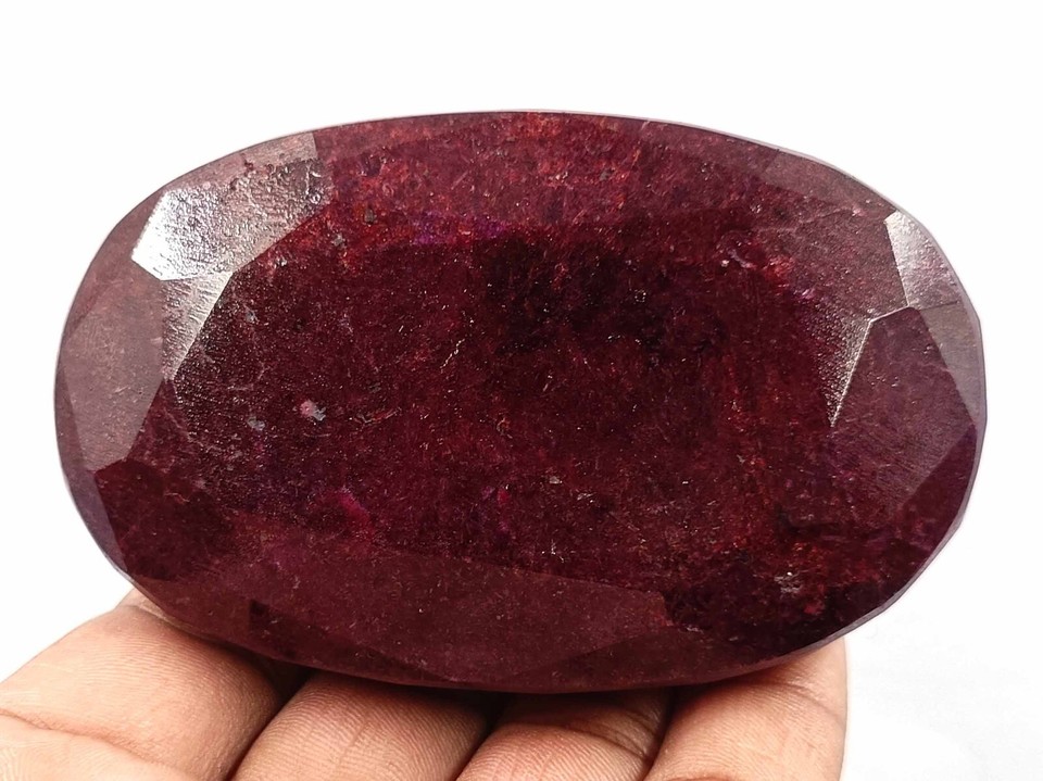 Amazing Sale 1300-1400 Ct Natural Red Ruby Oval Shape EGL Certified ...