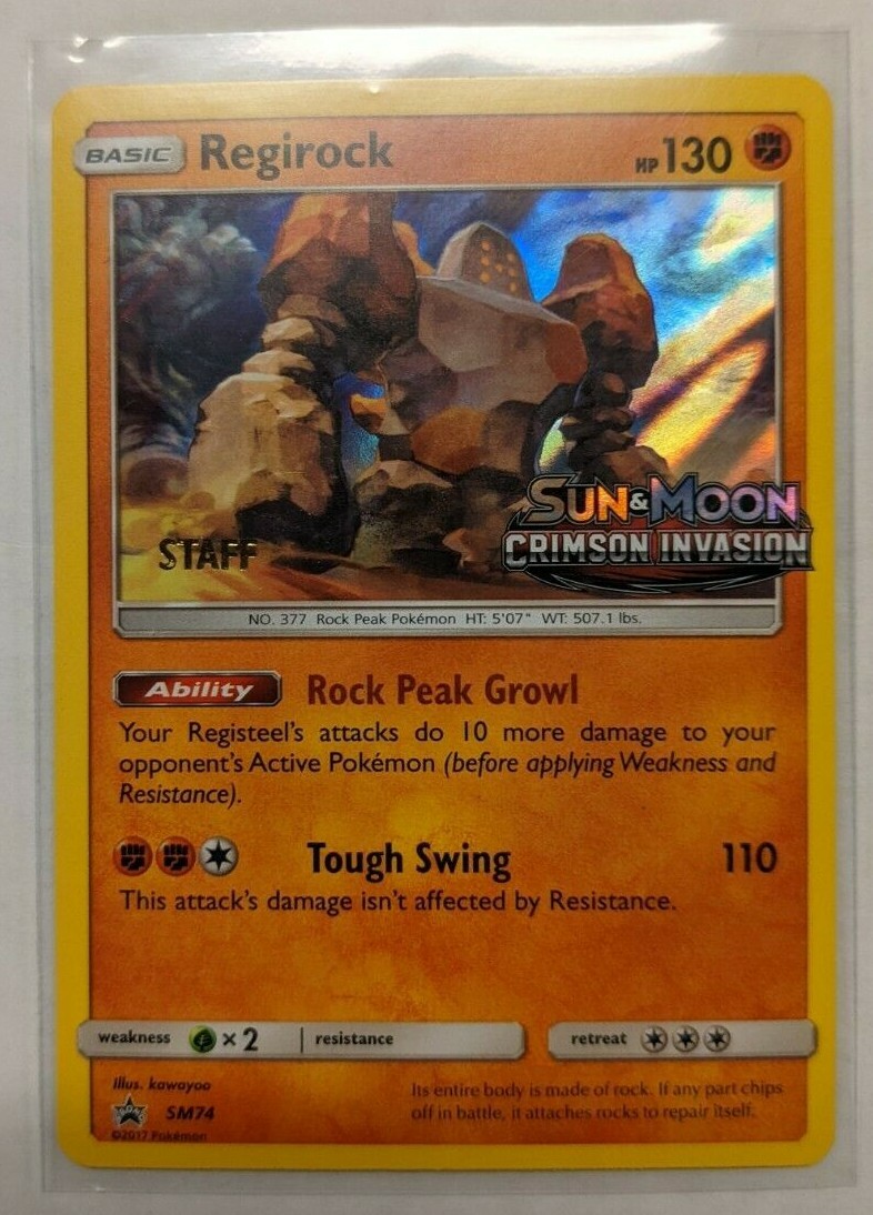 Regirock Card