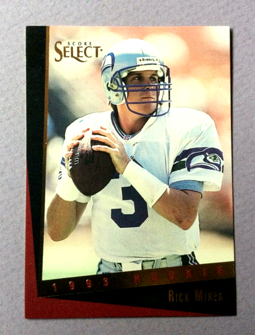 Rick Mirer Seattle Seahawks / Notre Dame 1993 Score Select Rookie Card ...