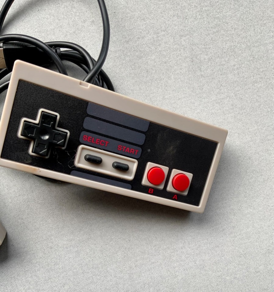 2 PACK RETRO USB PC COMPUTER NINTENDO NES 8 BIT GAME CONTROLLERS ...