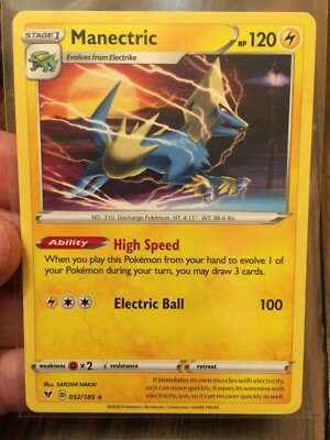 Manectric Pokemon Card