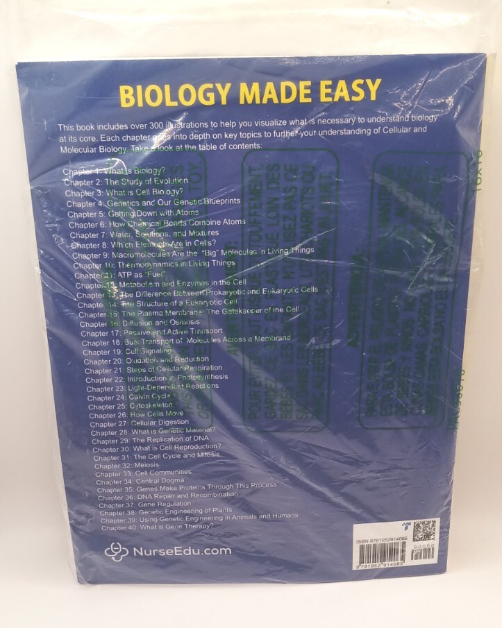 Biology Made Easy : An Illustrated Study Guide for Students to Easily ...